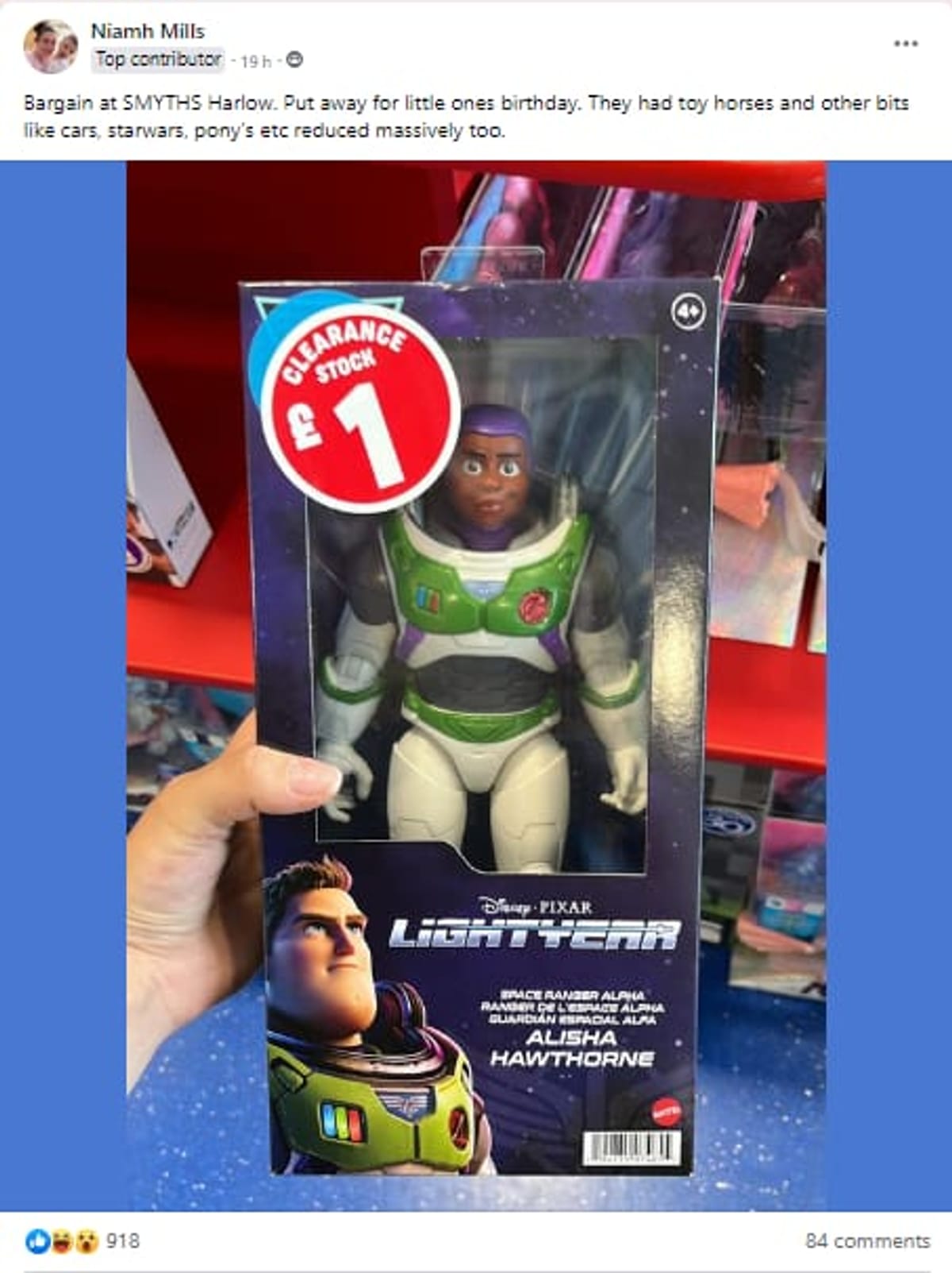 Shoppers Go Wild for £1 Disney Pixar Lightyear Action Figure at SMYTHS