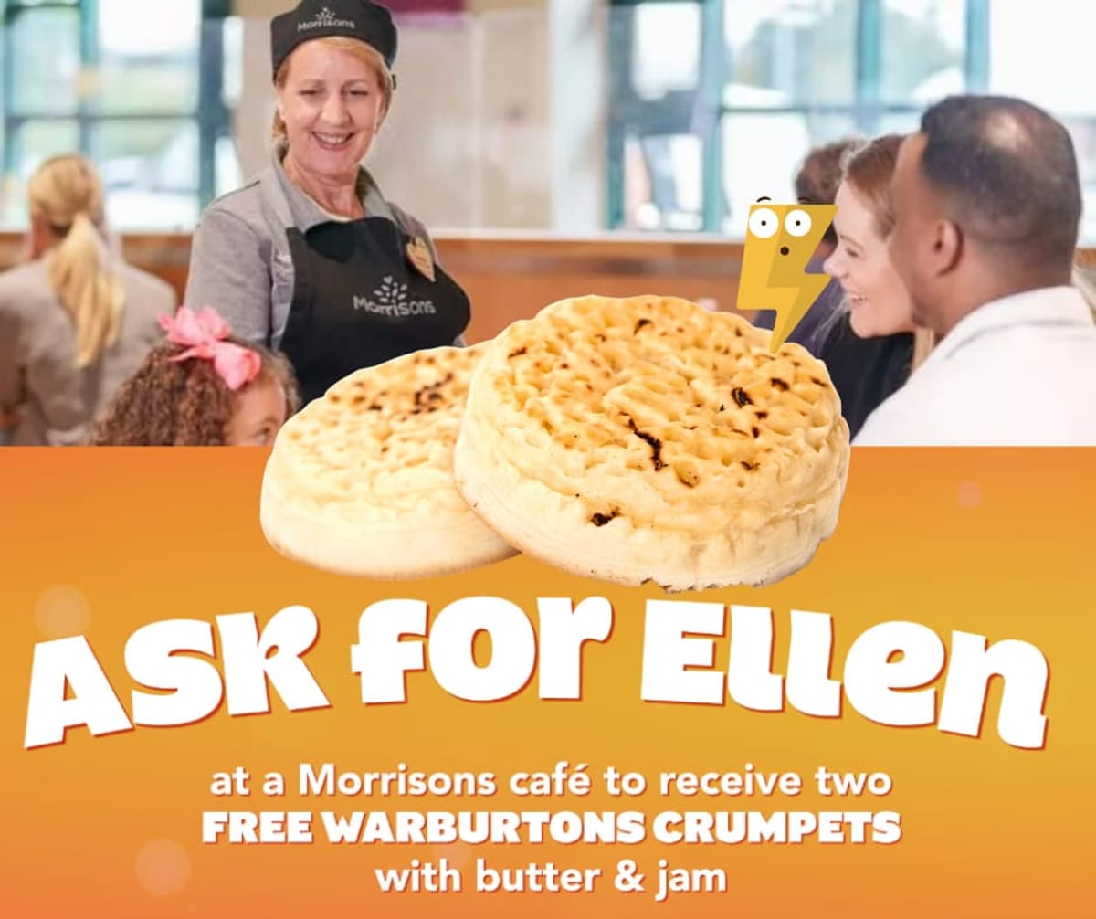 Morrisons Cafe Customers Can Get FREE Crumpets With This Secret Phrase