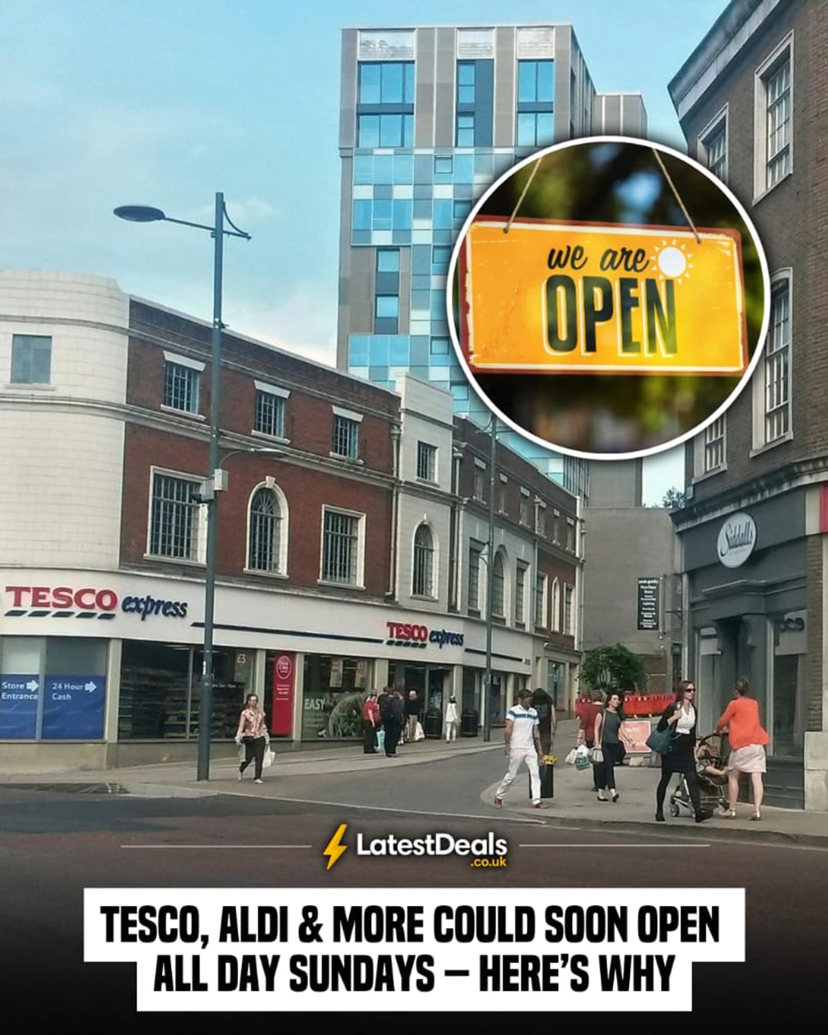 Tesco, Aldi & More Could Soon Open All Day Sundays – Here’s Why