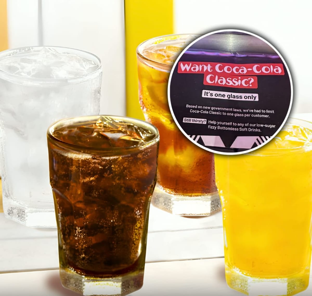 Free Refills Scrapped For Sugar Drinks At Major Restaurants