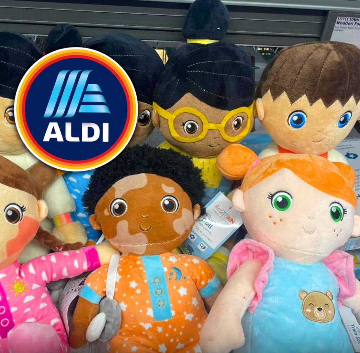 Aldi Brings Back Diverse Plush Dolls for Kids
