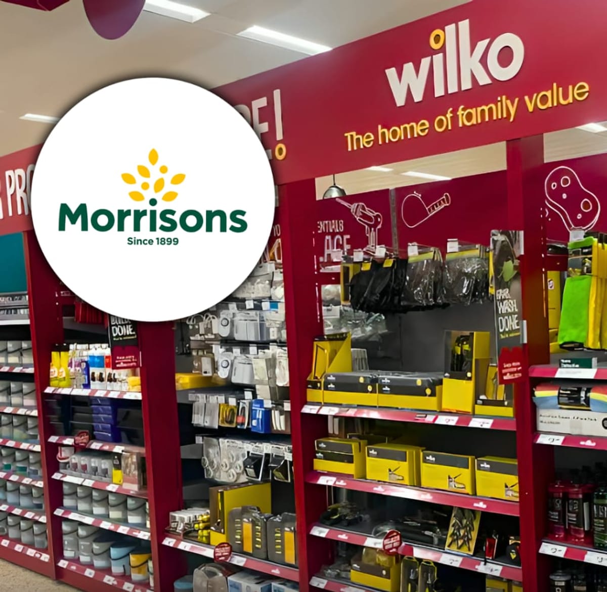 Morrisons Launches New DIY Aisle In Partnership With Wilko