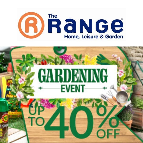 The Range Garden Event Sale - up to 40% off on Garden Items! at The Range