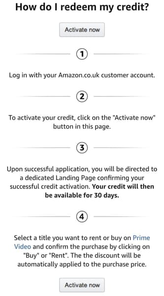 FREE £5 Amazon Prime Credit to Rent and Buy on Prime Video (Selected ...