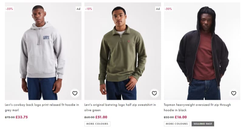 ASOS Mens Fashion Sale - Upto 75% off on Menswear! at ASOS