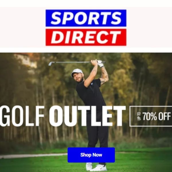 Sport Direct Sale - up to 70% off on All Golf Items! at Sports Direct