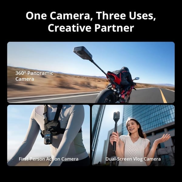 DJI Osmo 360 Vlog Combo for Vloggers - save £100!, £467.39 at Amazon