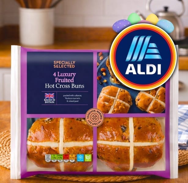 Aldi Welcomes Easter with Budget Hot Cross Buns and Chocolate Treats