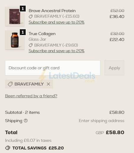 Ancient + Brave Discount Code - 20% Off in June 2026