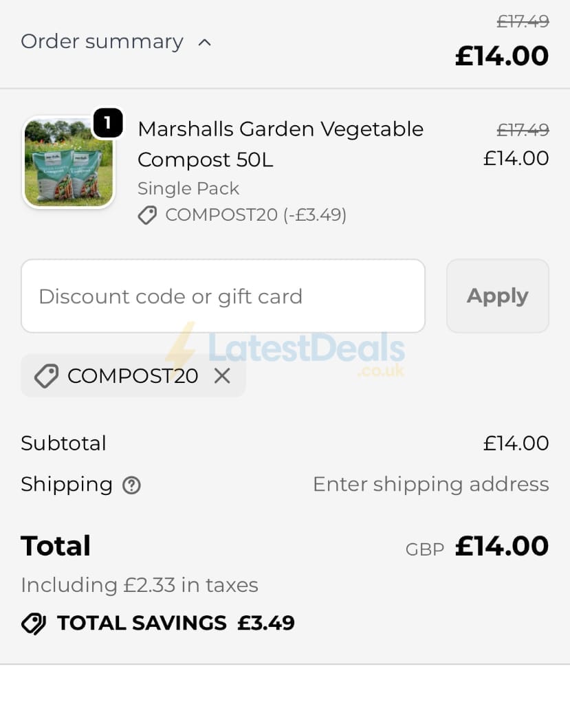 Marshalls Garden Discount Code - 60% Off in June 2026