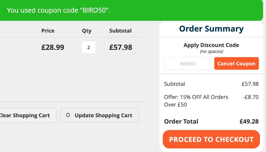 Garden Bird Discount Code - 25% Off in June 2026