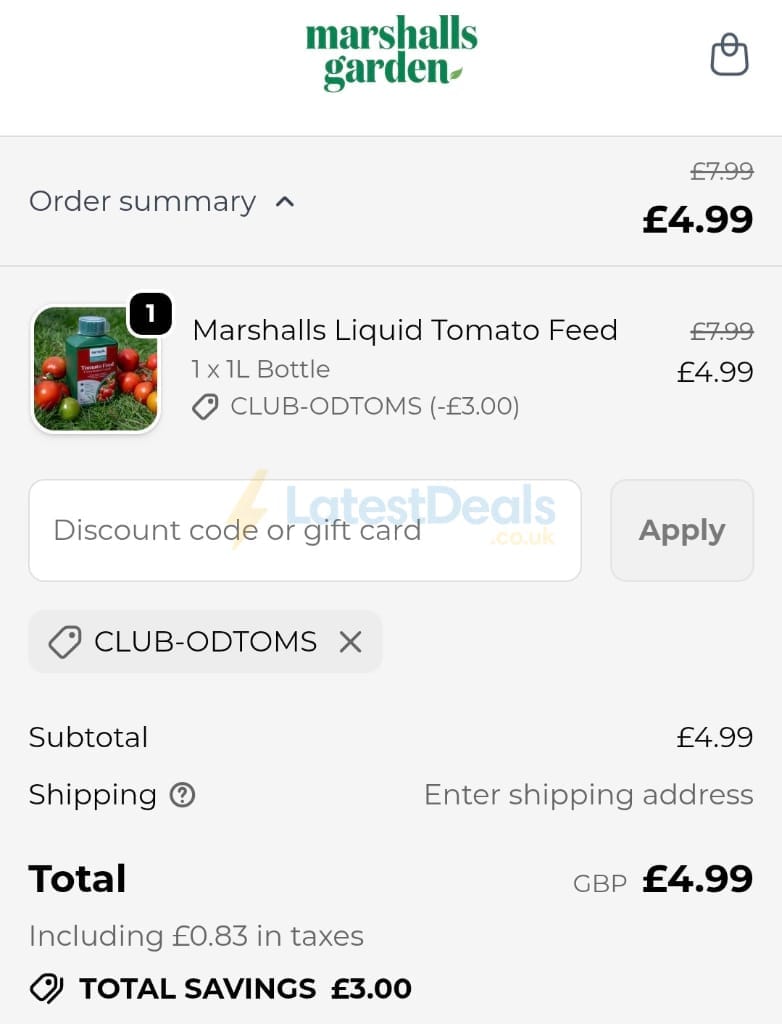 Marshalls Garden Discount Code - 60% Off in June 2026