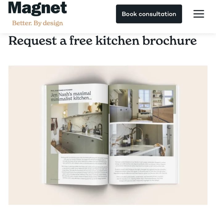 Request a Free Kitchen Brochure @Magnet