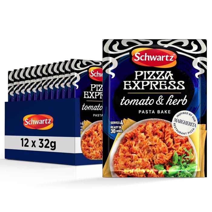 12 x 32g Pizza Express Tomato Herb Pasta Bake Mix, 32g (£4.97/£4.45 S&S ...