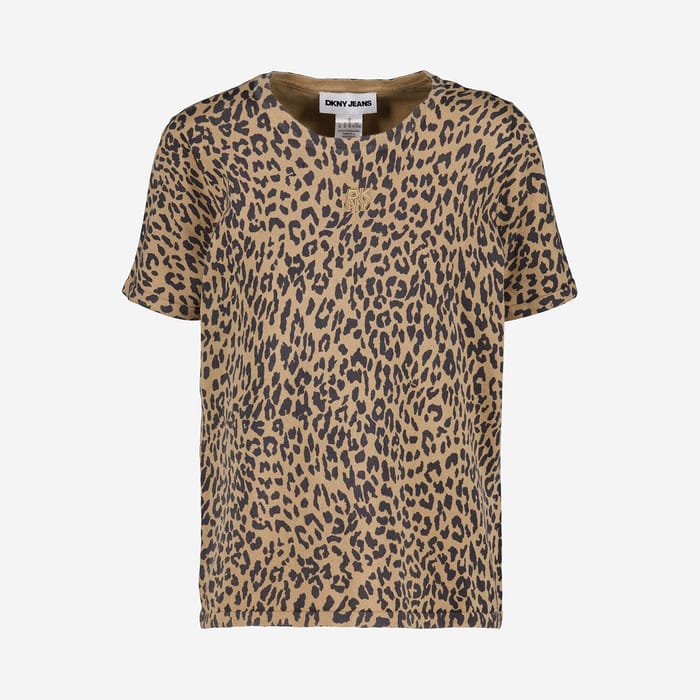 DKNY JEANS Beige Cheetah T Shirt, £20 at TK Maxx