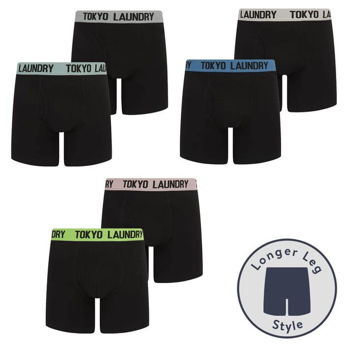 2 Pack Long Length Tokyo Laundry Boxer Shorts £7.99 with Code at Tokyo ...