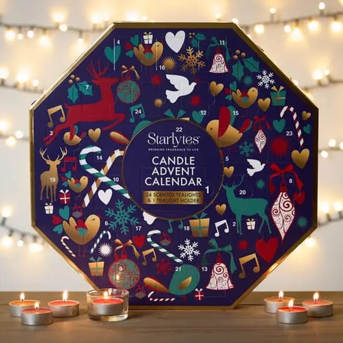 Starlytes Festive Scented Candle Advent Calendar, £9.99 at Debenhams