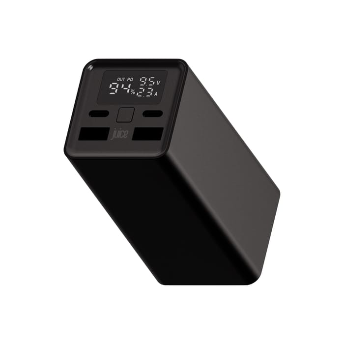 Juice 20000mAh 100W Portable Power Bank with USB-C Fast Charging, £34. ...