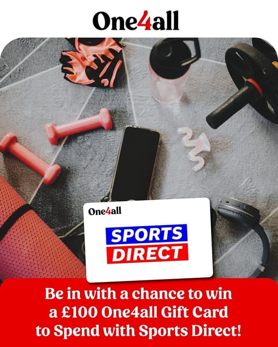 Win a £100 One4all Gift Card to Spend at Sports Direct!