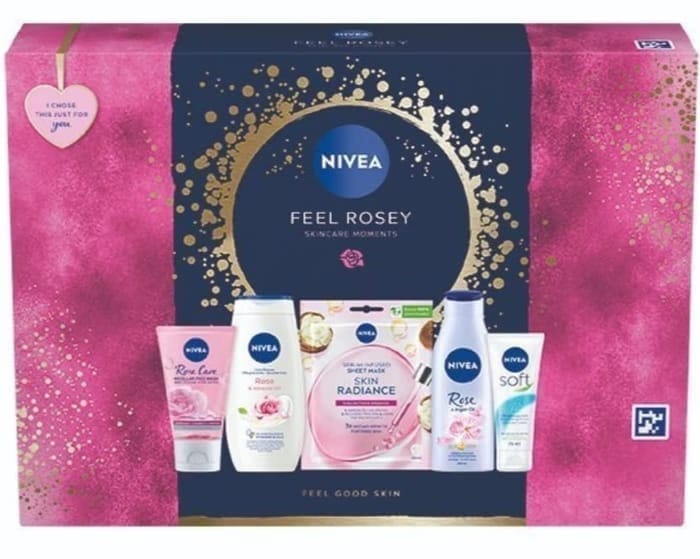 Nivea Feel Rosey Skincare Gift Set, £7.99 at Savers