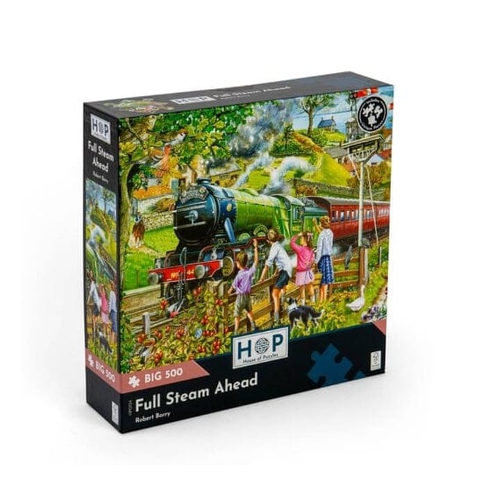 House of Puzzles Full Steam Ahead Big Jigsaw Puzzle 500 Pieces, £8 at ...