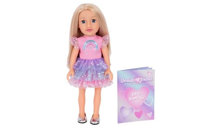 DesignAfriend 14" Little Sister Birthday Doll, £10.50 at Argos