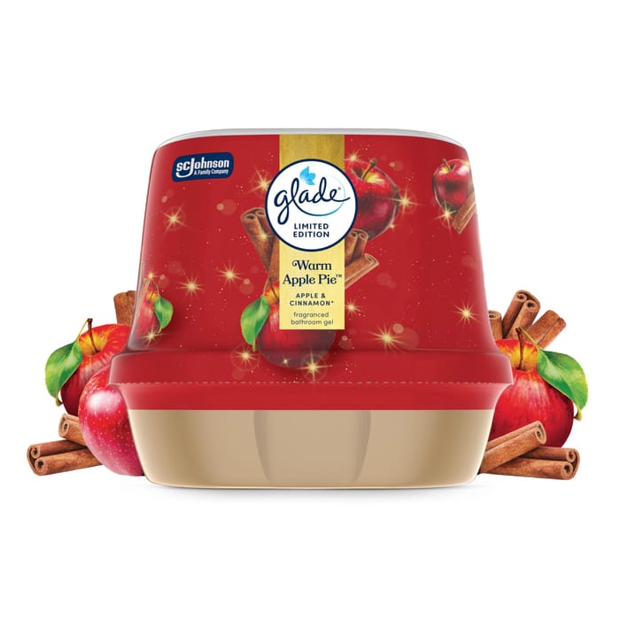 Glade Fragranced Bathroom Gel Air Freshener, Apple Pie (£1.42/£1.27 S&S ...