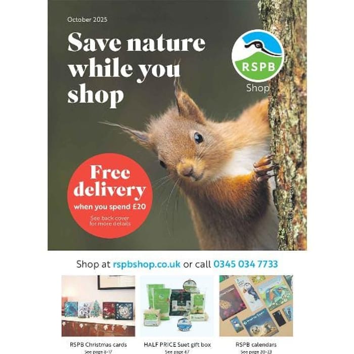 Free RSPB Shop Catalogue Now Available