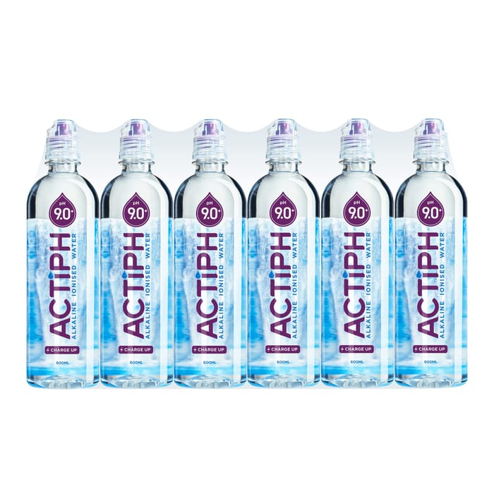 ACTIPH Alkaline Ionised Spring Water pH9+ (24x 600ml), £3.57 at Amazon