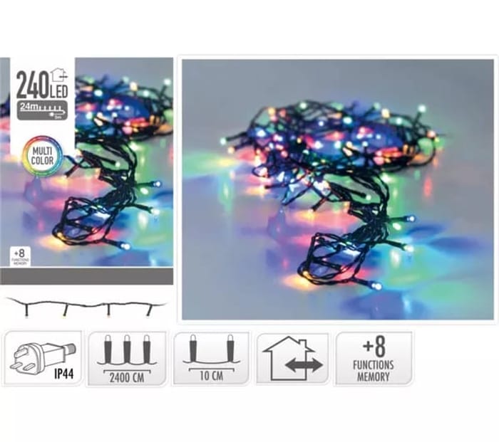 Currys UFP AX8910510 LED String Lights - Multicolour, 24 M, £3.97 at Currys