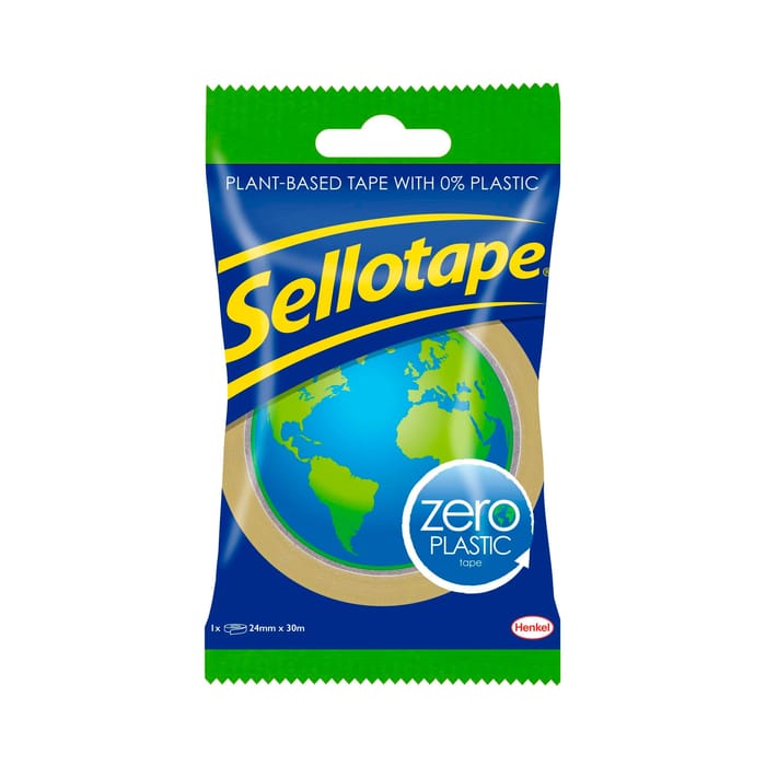 Sellotape Zero Plastic Clear Tape, 24mmx30m, £1.50 at Amazon