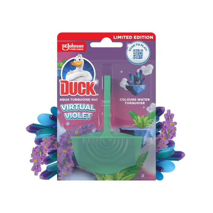 Duck Colouring Toilet Cleaner, Virtual Violet, 36g, £1.13 at Amazon