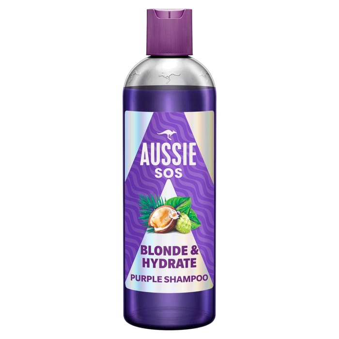 Aussie SOS Blonde and Hydrate Purple Shampoo 300ml, £3.64 at Amazon