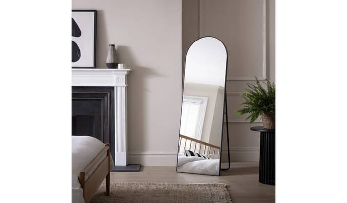 Habitat Black Free Standing Arch Cheval Mirror - 150x50cm, £48 at Argos