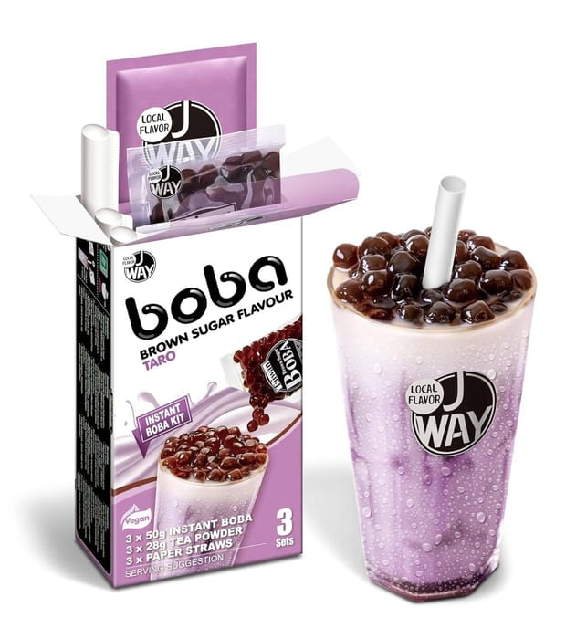 Instant Taro Boba Tea Kit with Brown Sugar Tapioca, £3.51 at Amazon