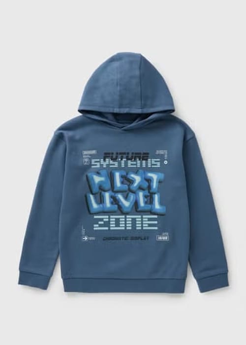 Boys Blue next Level Zone Hoodie (7-15yrs) - 8 Yrs, £3 at Matalan