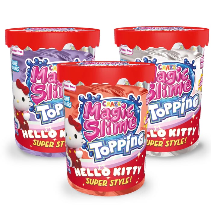 Hello Kitty Fantasy Slime Kit, 3x 70ml with Glitter, £5.20 at Amazon