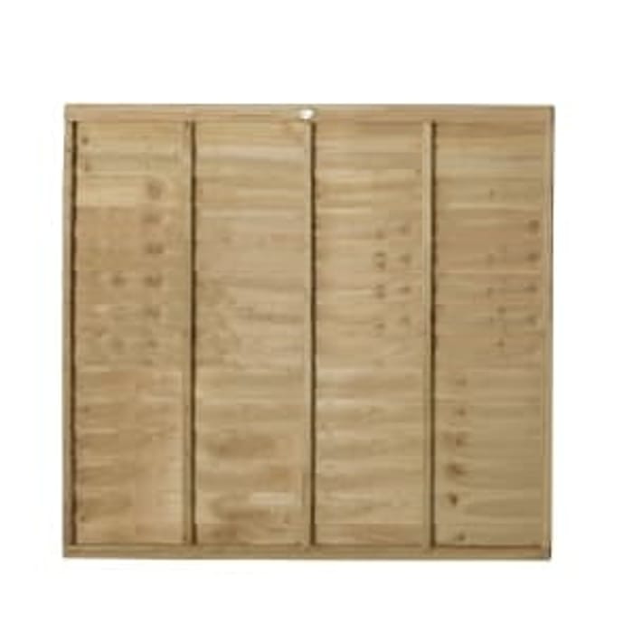 Forest Garden Pressure Treated Overlap Fence Panel - 6 X 5ft, £35 at Wickes