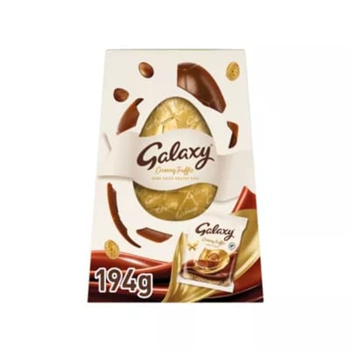 Galaxy Milk Chocolate Mini Eggs Extra Large Easter Egg 194g, £4.32 at ASDA