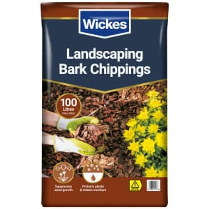 Wickes Bark Chippings 100L, £10 at Wickes