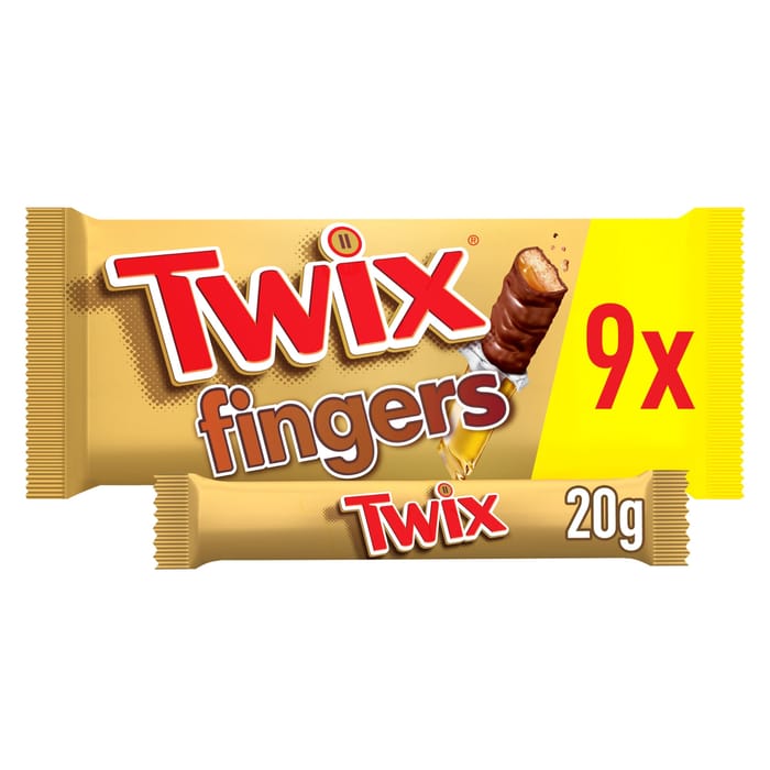 Twix Caramel & Milk Chocolate Bars, 9 X 20g Multipack, £1.55 at Amazon