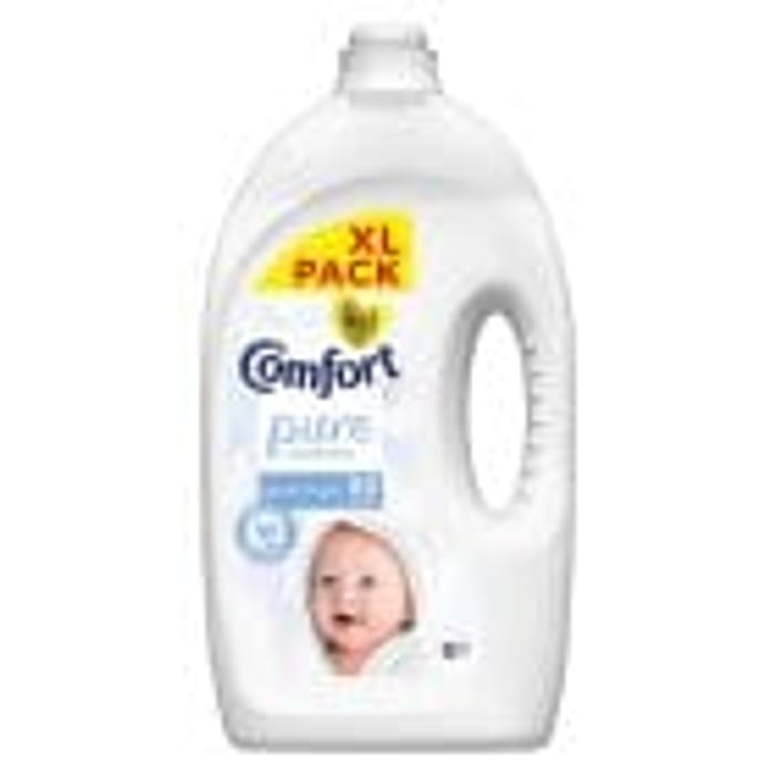 Comfort Pure Fabric Conditioner for Sensitive Skin Large2400ml, £4 at ...