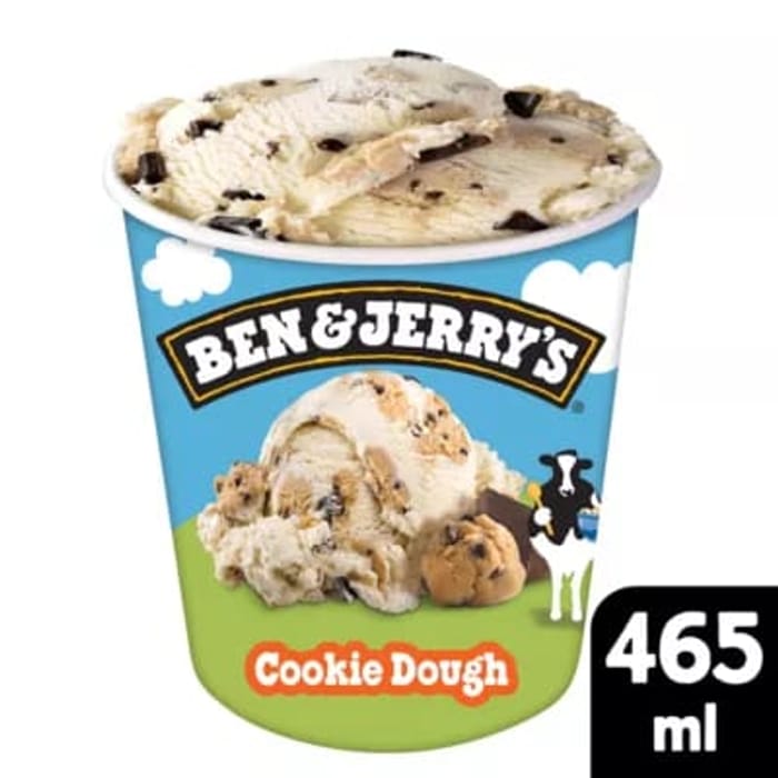 Ben & Jerry's Cookie Dough Vanilla Ice Cream Tub 465ml, £3 at ASDA