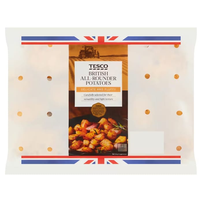 Tesco All Rounder Potatoes, £0.65 at Tesco