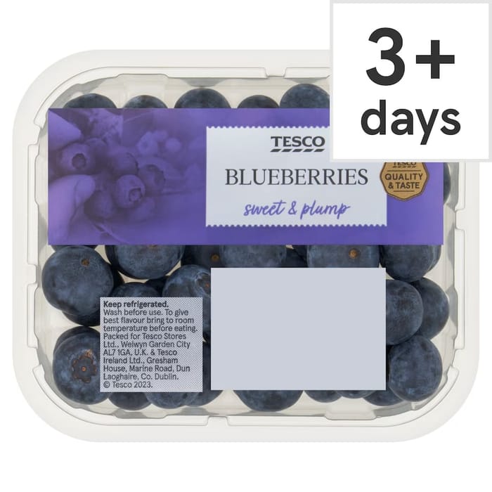 Tesco Blueberries, £1.65 at Tesco