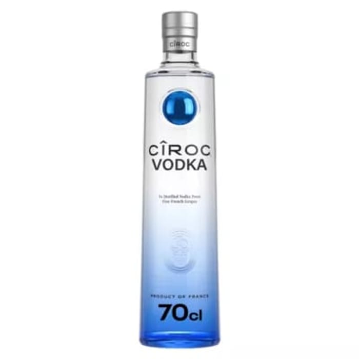 Ciroc Ultra-Premium Vodka 40% Vol 70cl, £31.50 at ASDA