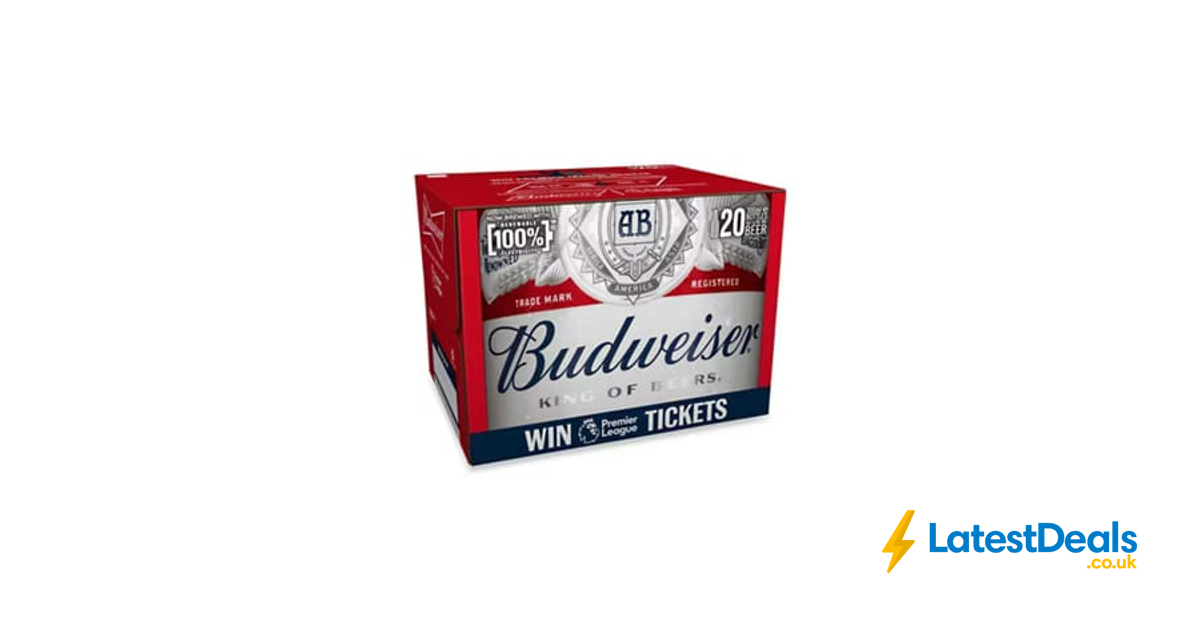 Budweiser 20-Pack, £11.65 at Aldi