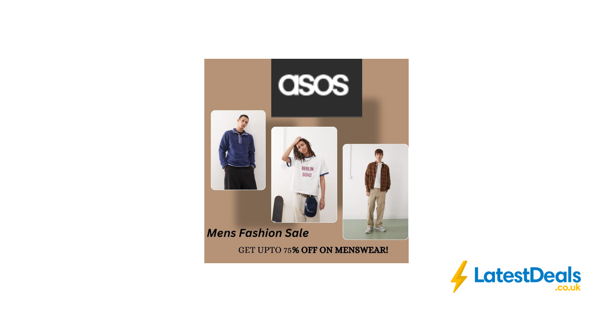 ASOS Mens Fashion Sale - Upto 75% off on Menswear! at ASOS