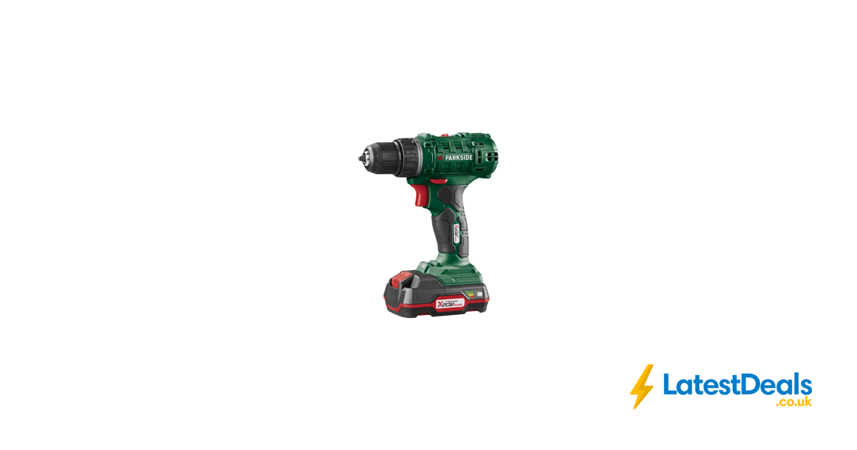 Parkside 20V Drill Driver, £19.99 at Lidl