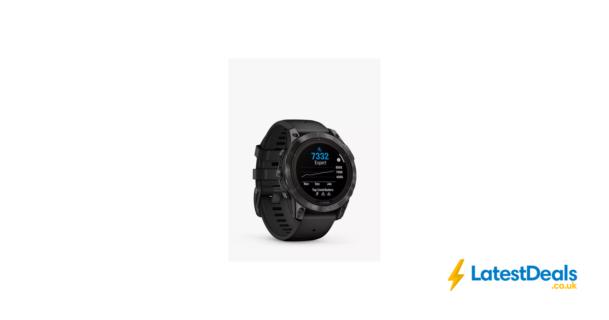 Garmin Fnix 7 Pro Sapphire Solar GPS, 47mm, Multisport Smartwatch, £379 ...